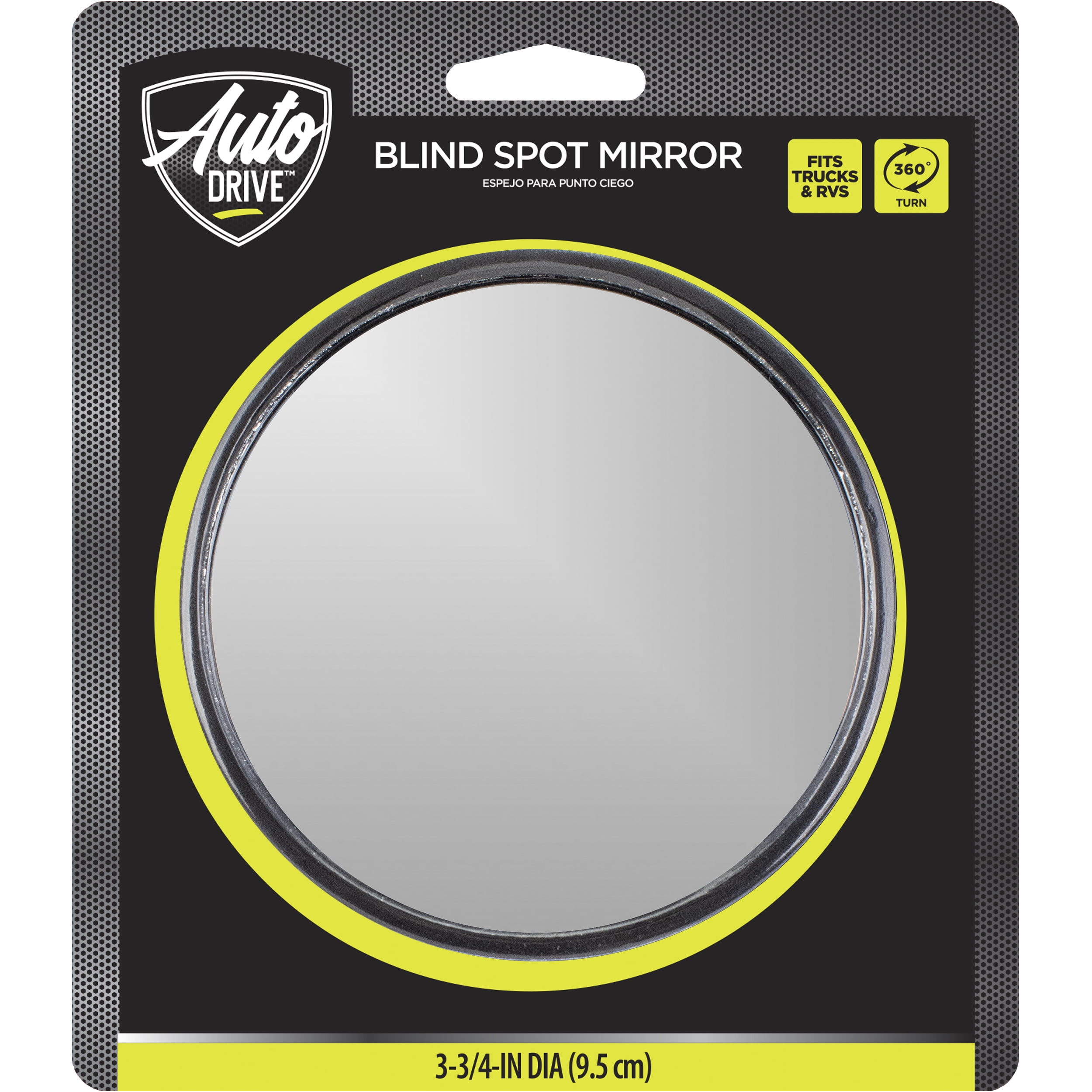 Auto Drive Adjustable Blind Spot Mirror for Trucks Vans RVs Black ...