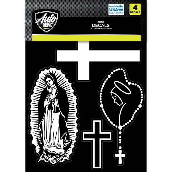 Auto Drive Religious Vinyl Car Decals - Walmart.com