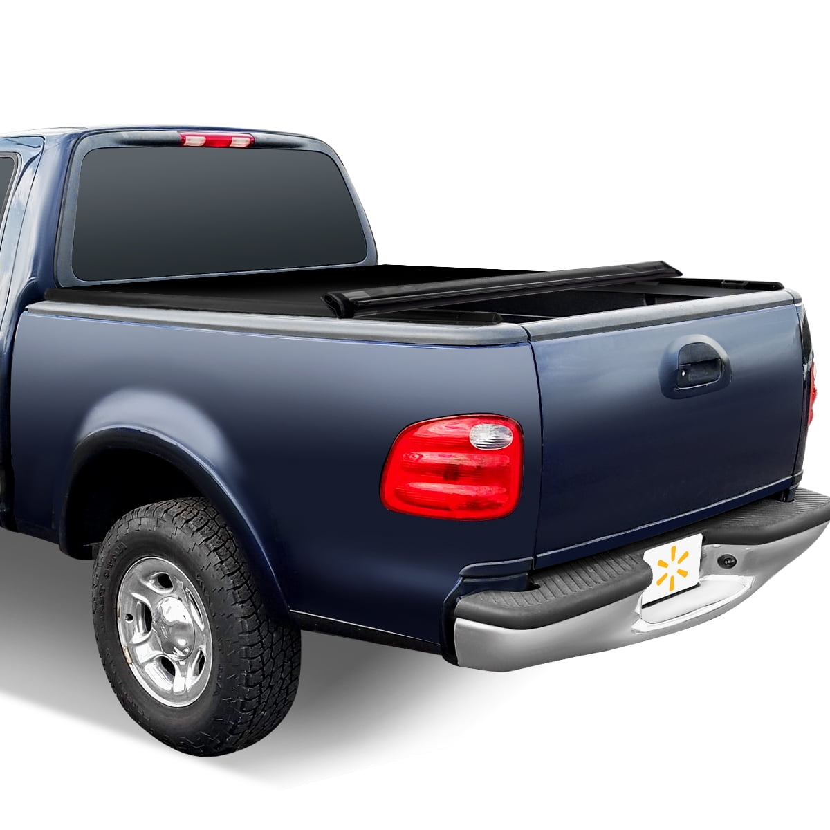 Auto Drive WMT-RU-4001 Soft Roll-Up Truck Tonneau Cover, Vinyl Black, 6 ...