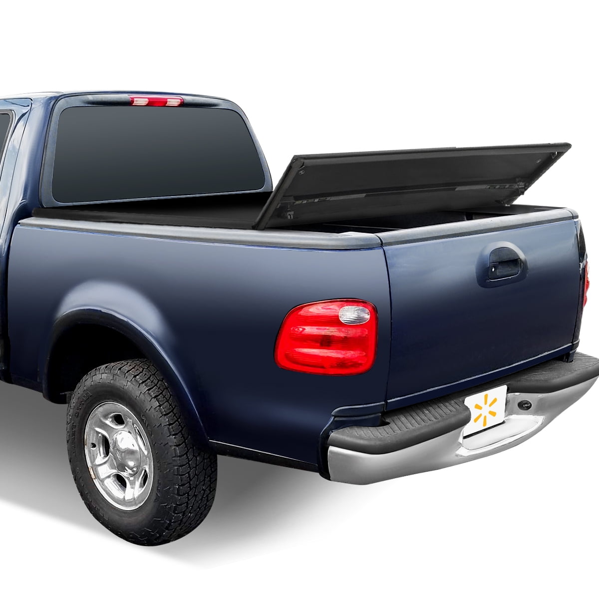 Auto Drive WMT-TRISOFT-4001 Soft Folding Truck Bed Cover, Vinyl Black ...