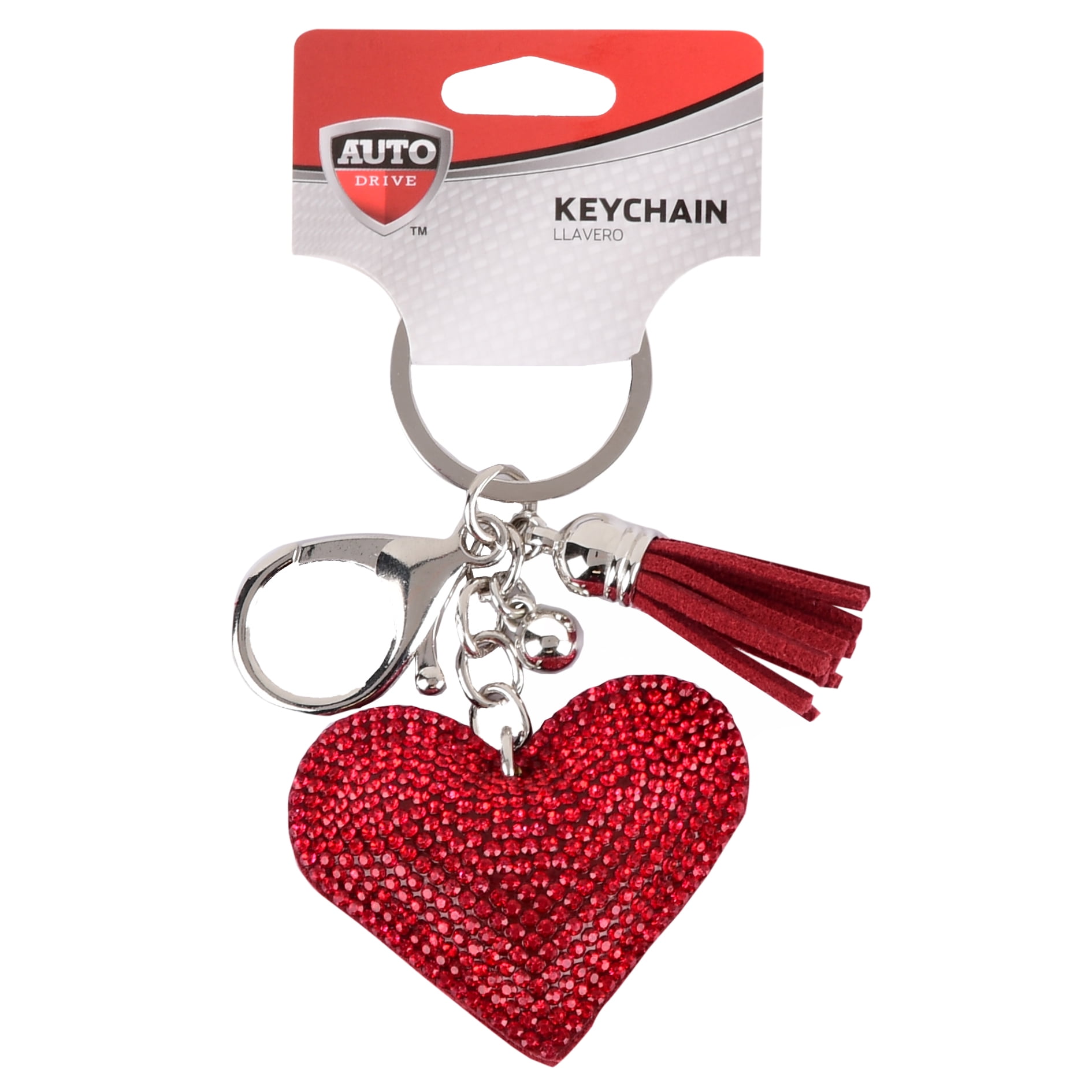 Auto Drive Stone Heart Key Chain - Walmart.com