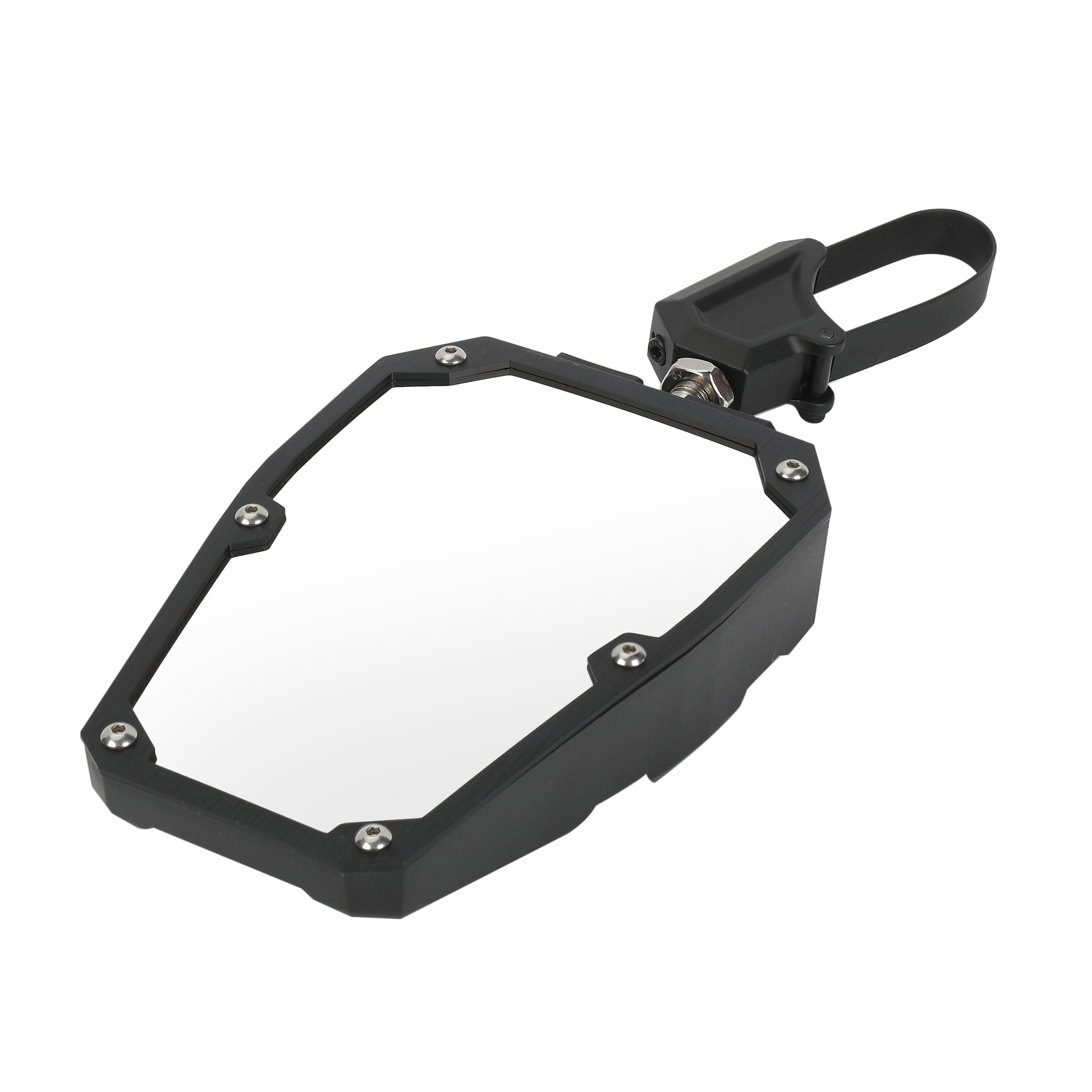 "Auto Drive UTV Off-Road Side View Mirror Black, Adjustable Clip-On for ...
