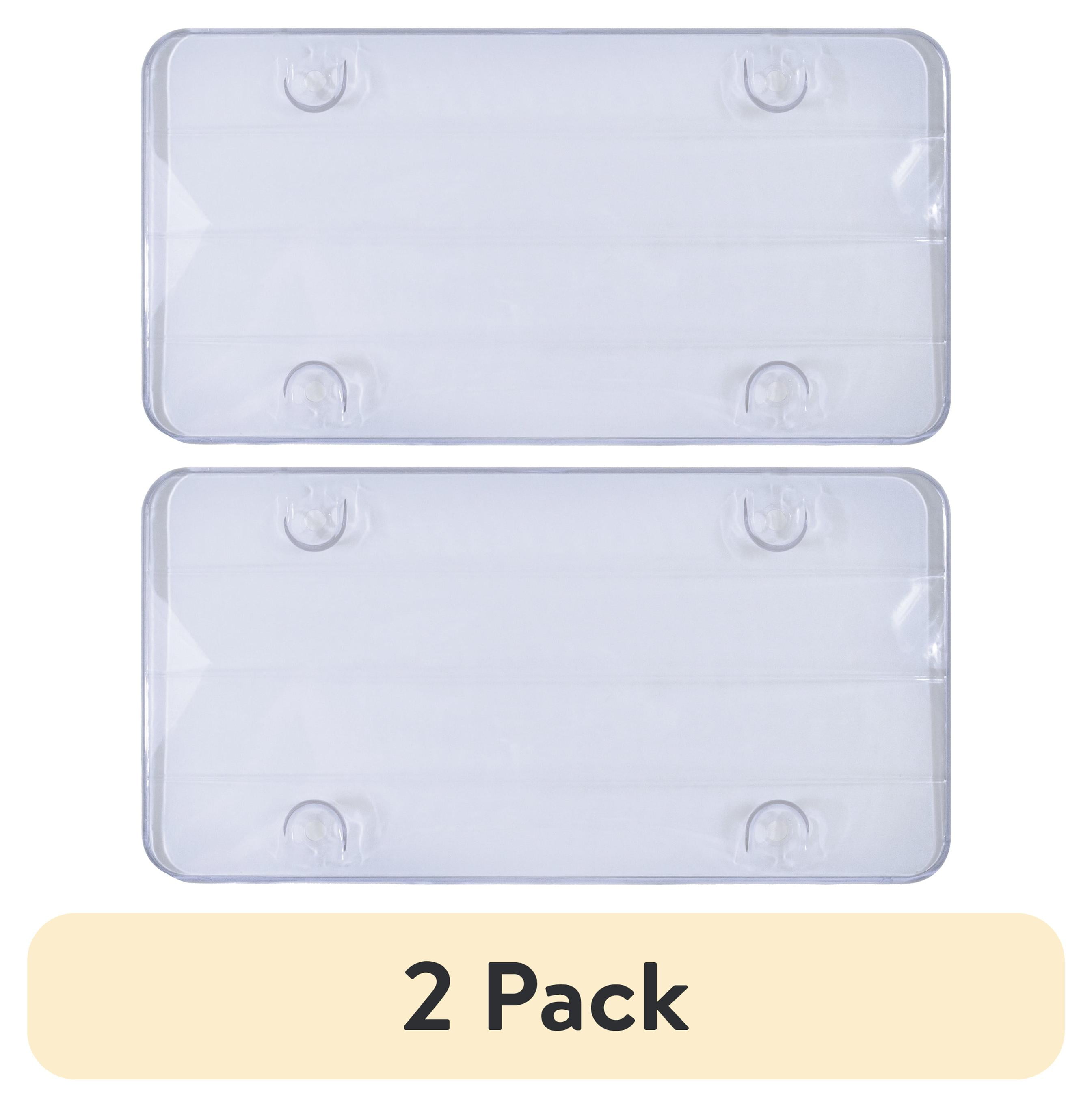 (2 pack) Auto Drive Universal Automotive License Plate Cover ...
