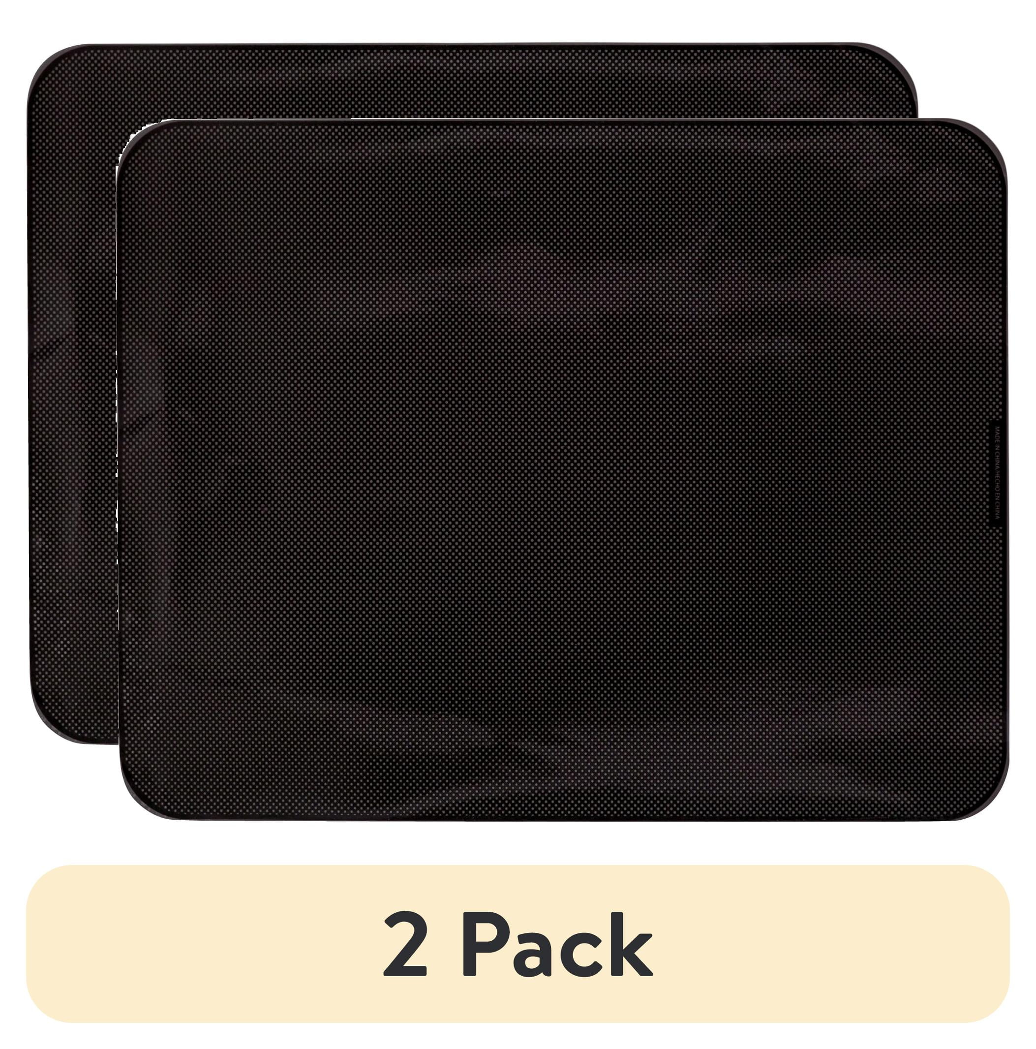 (2 pack) Auto Drive Universal Fit Side Window Repeat Using Black PVC ...