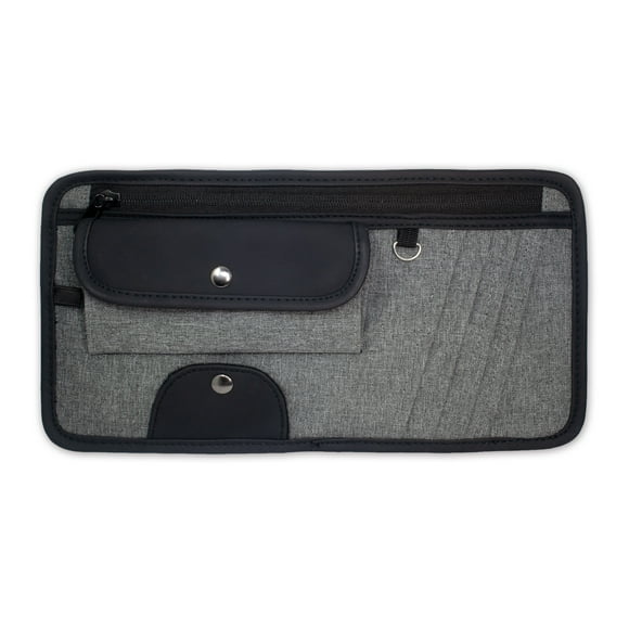 Car Visor Organizers for Auto Interior Storage with Multiple Pockets