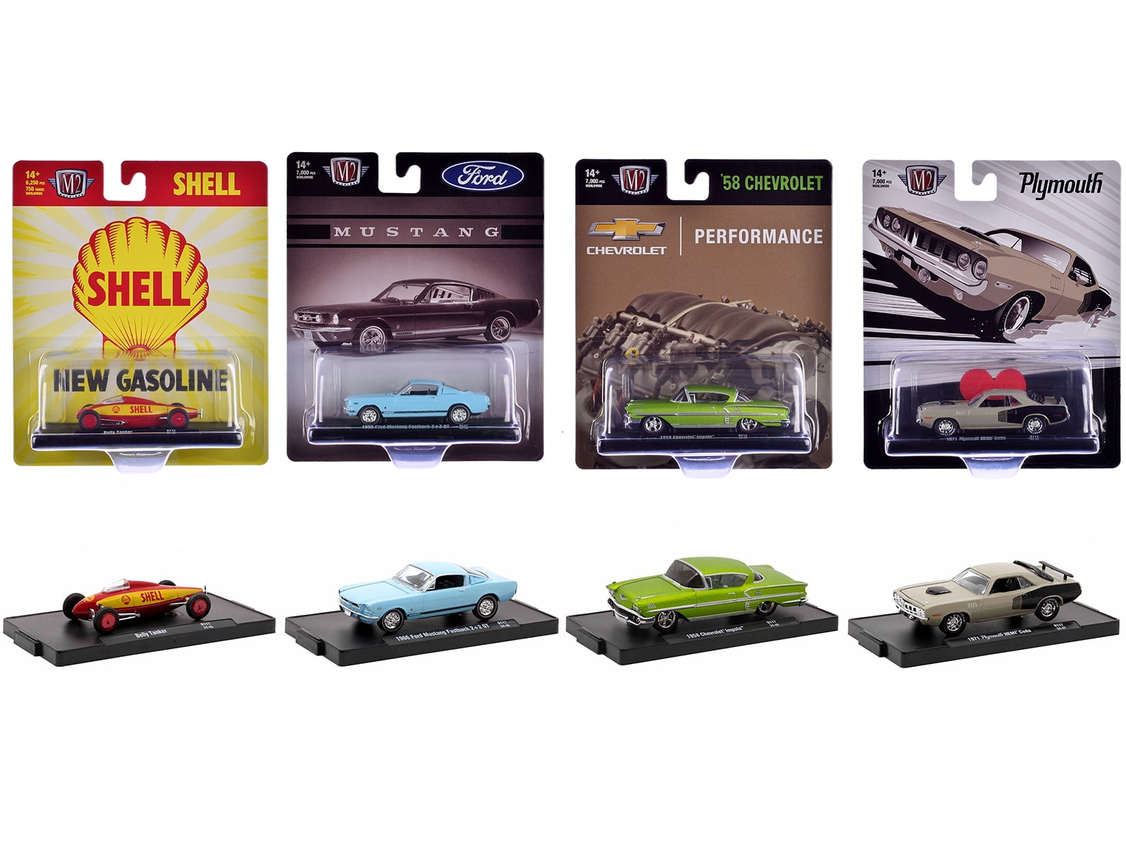 "Auto-Drivers" Set of 4 pieces in Blister Packs Release 117 Limited ...