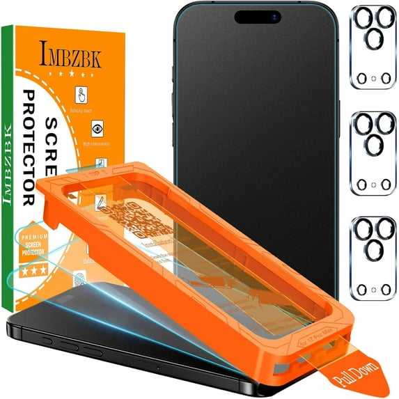 [Auto-Dust Removal] 3 Pack Matte Screen Protector for iPhone 17 Pro Max ...