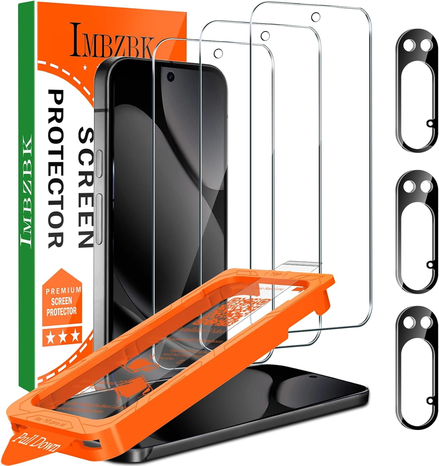 Auto-Dust Removal] 3 Pack Screen Protector for Google Pixel 10 Pro XL ...