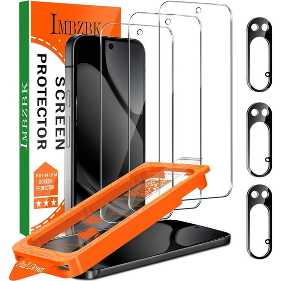 Auto-Dust Removal] 3 Pack Screen Protector for Google Pixel 10 Pro XL ...