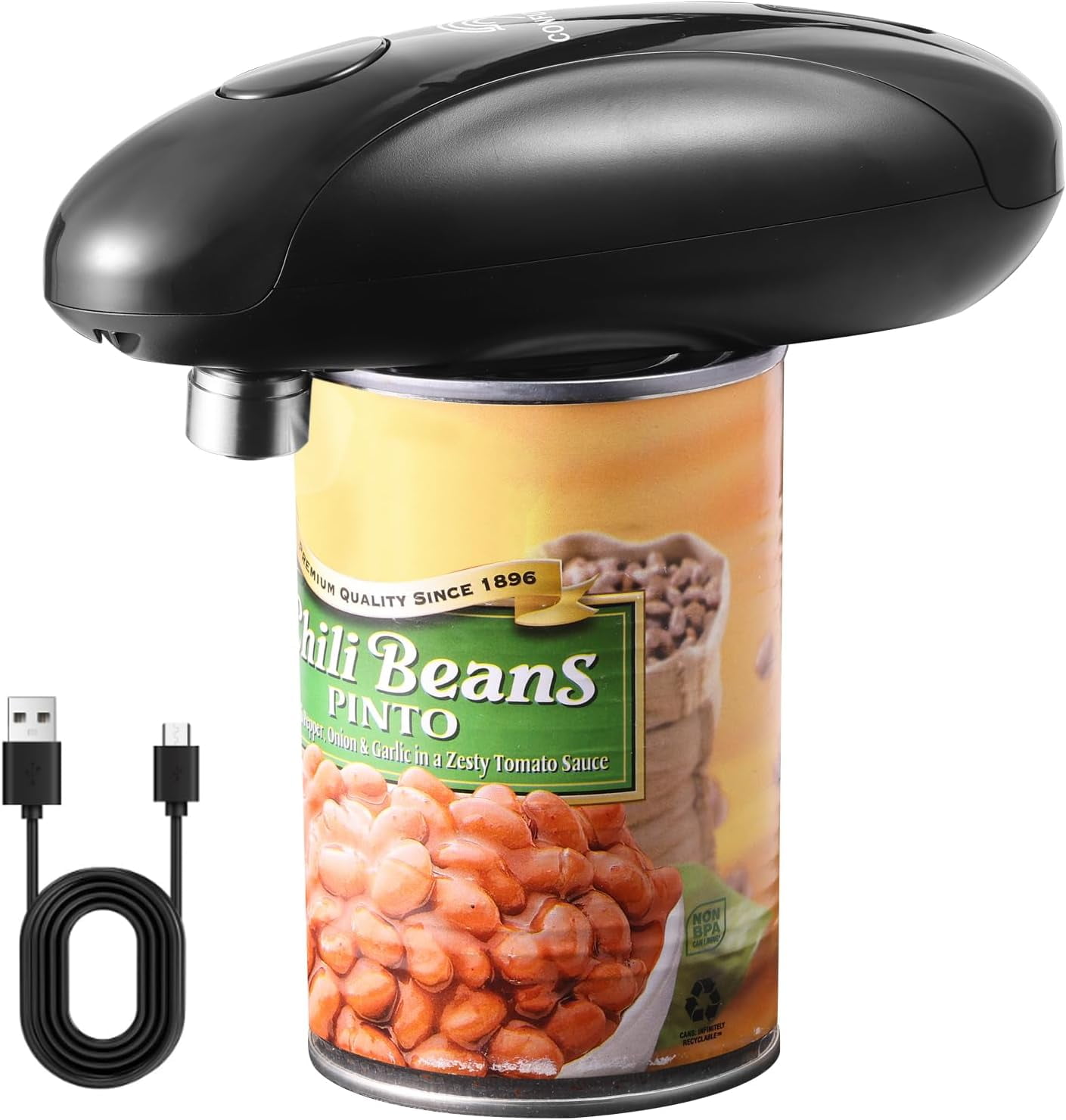 Auto Electric Can Opener for Seniors - Upgraded One Touch Automatic ...