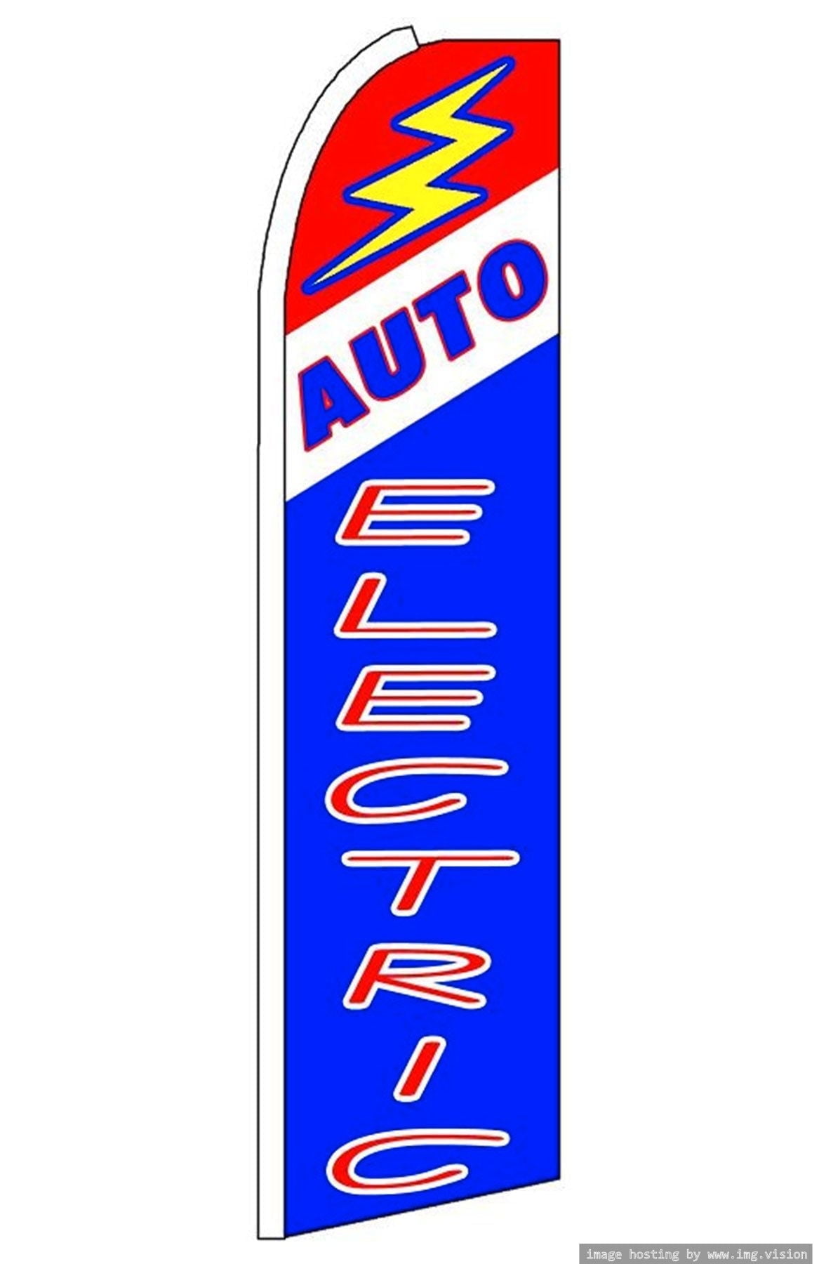 Auto Electric Swooper flag Without Pole Advertisement /Business Flags ...
