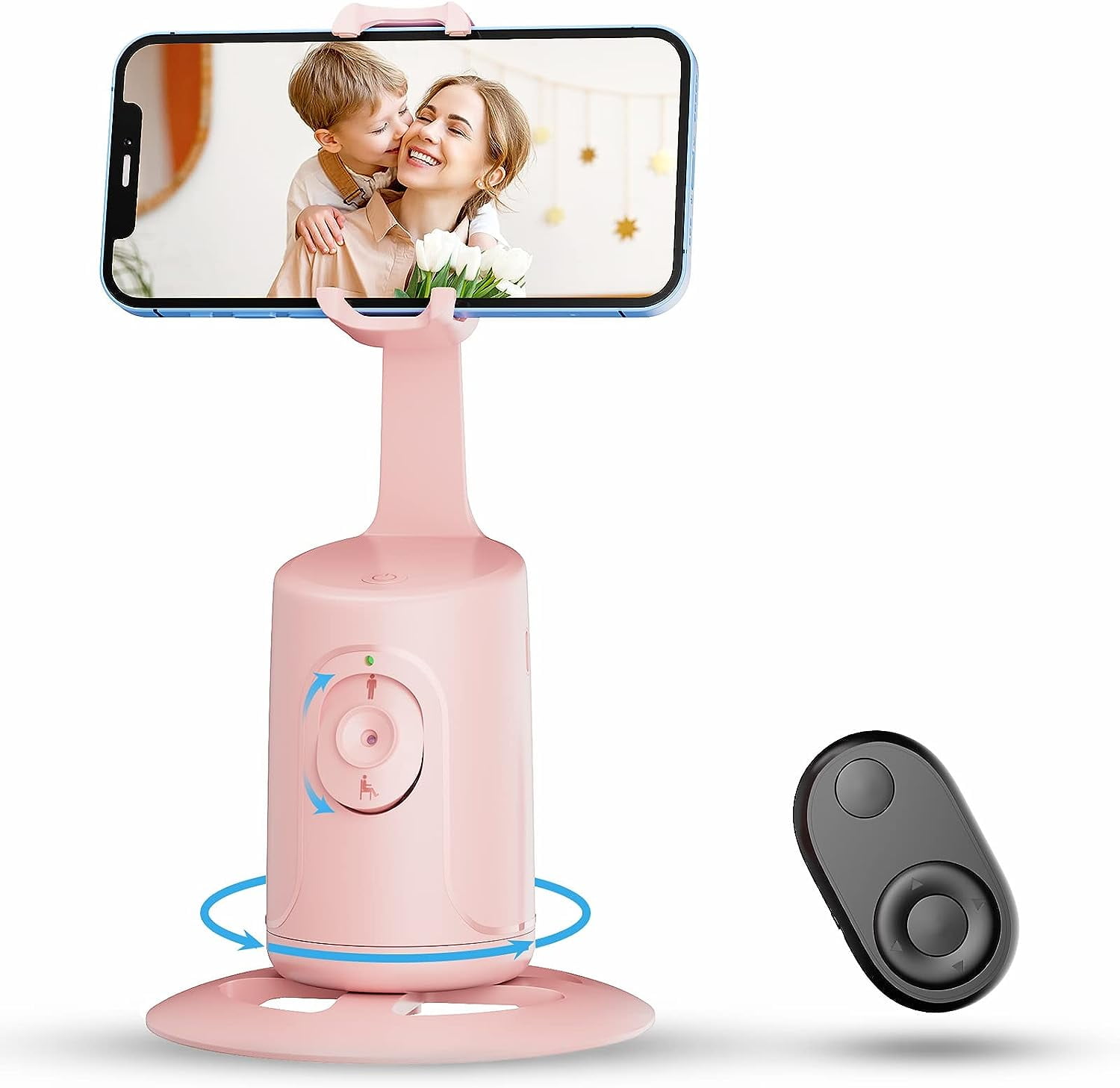 Auto Face Tracking Tripod - 360° Rotation Auto Tracking Phone Holder ...