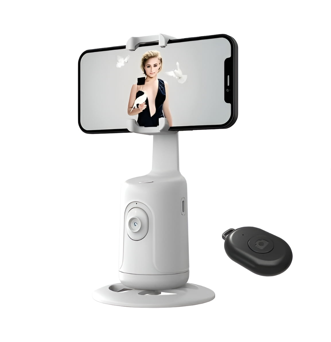 Smart Auto Face Tracking Tripod, 360 Rotation, Gesture Control, No App ...