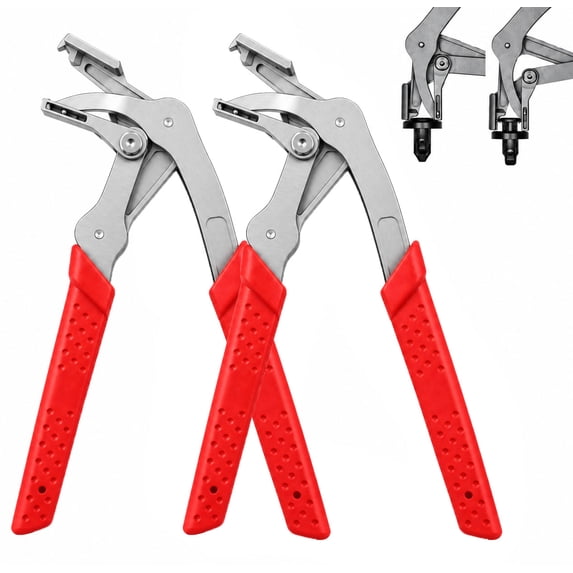 Auto Fastener Clip Removal Pliers, Heavy-Duty Metal Quick Release Tool ...