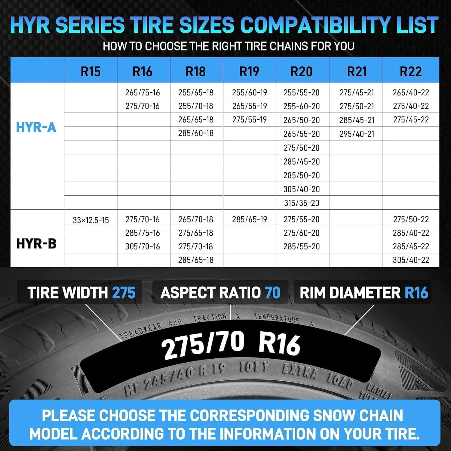Auto Fixing Snow Chains for Pickup Trucks & SUVs, Heavy Duty Tire ...