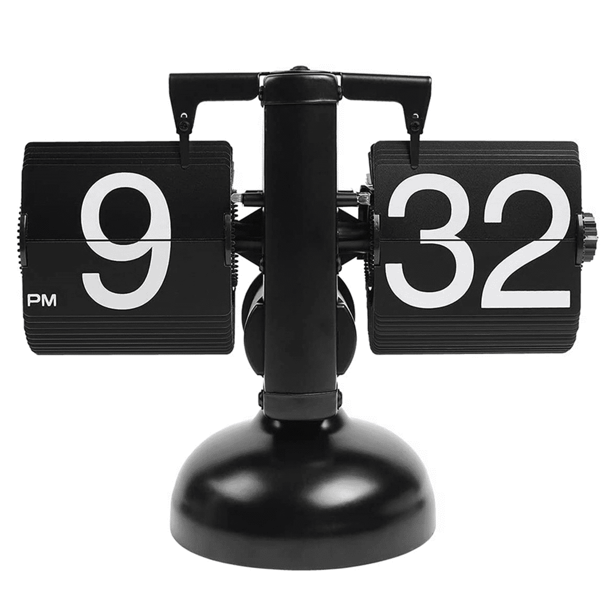 Auto Flip Digital Clock Home Decors Retro Internal Gear Operated for ...