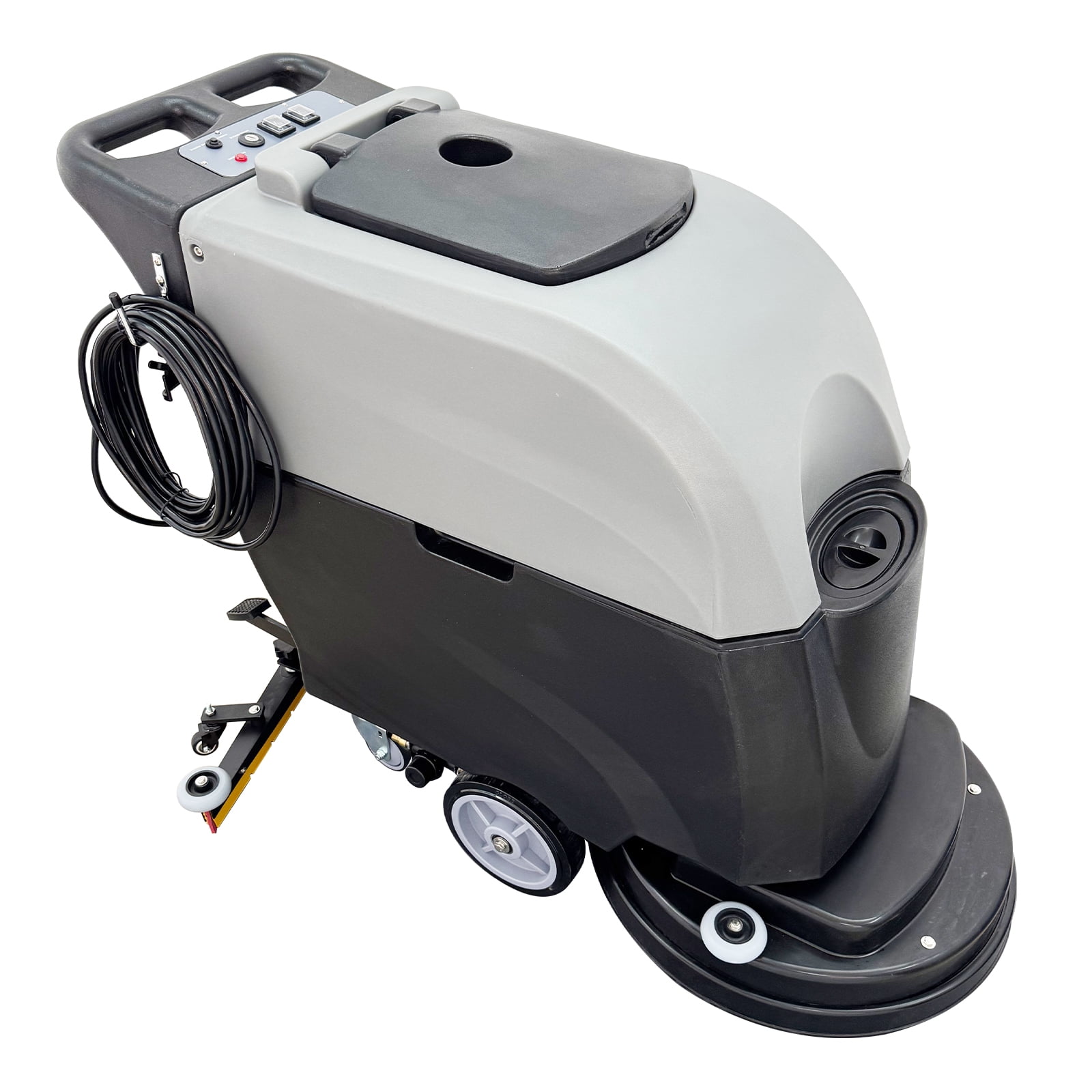 Auto Floor Scrubber Commercial Floor Cleaning Machine 110V 20" Brush ...