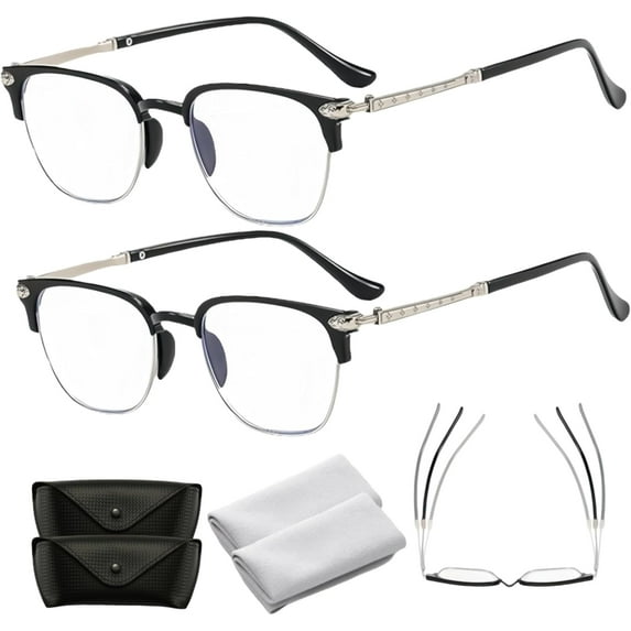 Auto Focus Glasses, Intelligent Auto-Zoom Adjustable Anti-Blue Light ...