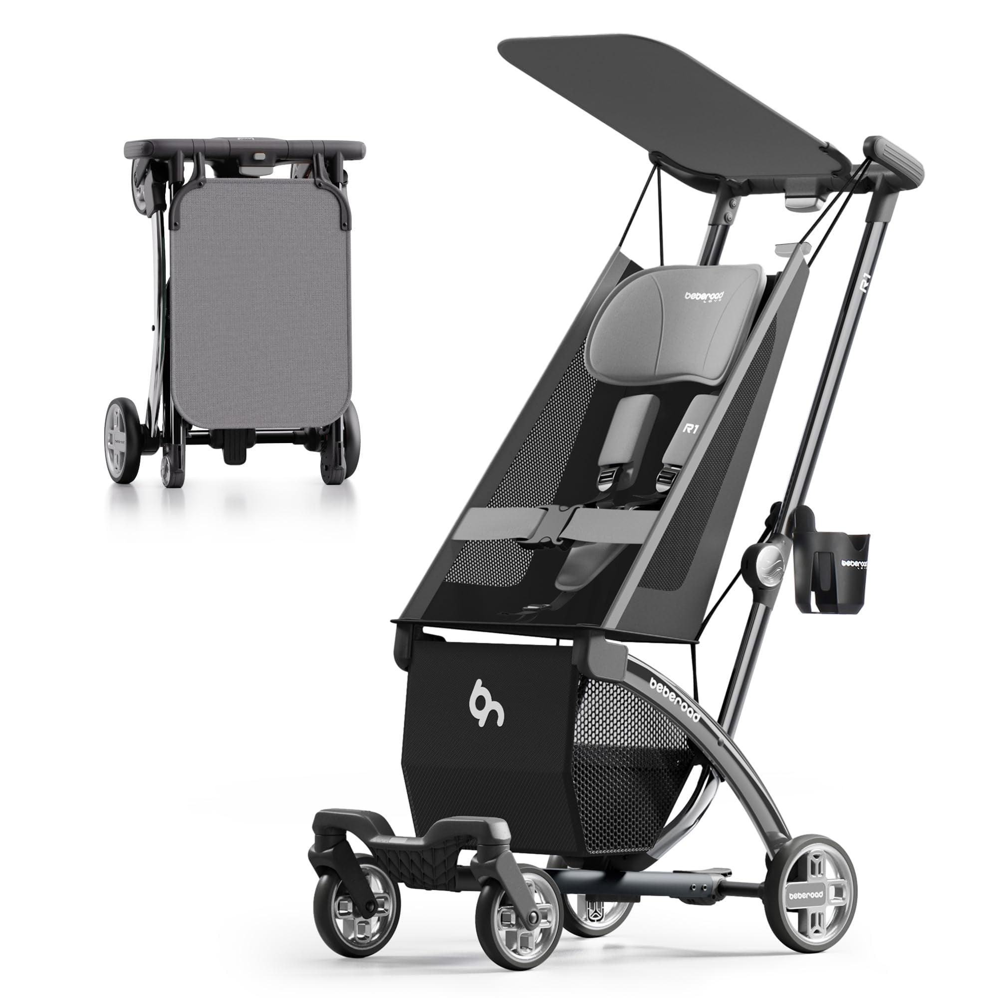 Auto-Folding Ultra Lightweight Travel Stroller for Airplane, Small ...