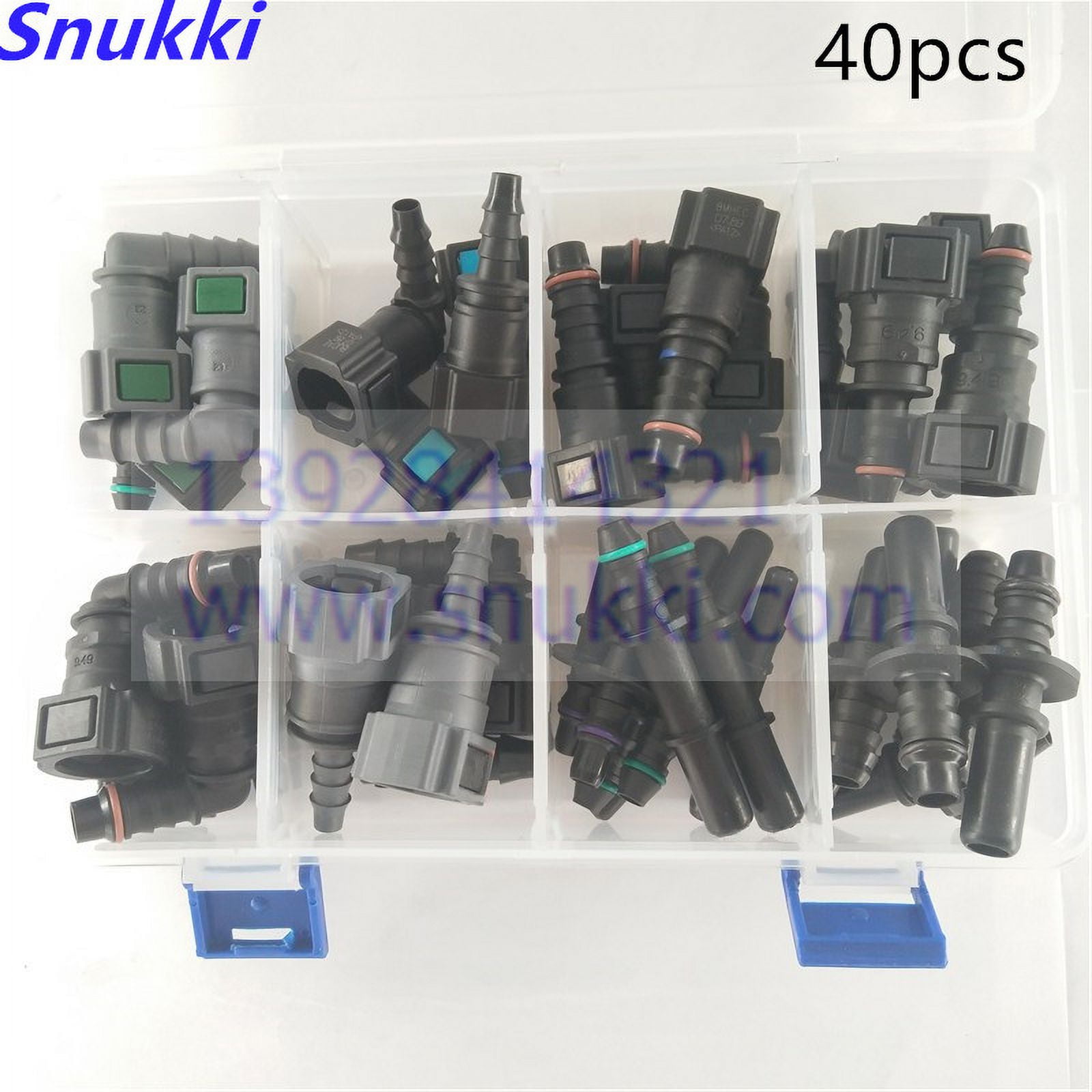 Auto Fuel Line Quick Connector Kit, Car Fuel Hose Fittings, Full Set ...