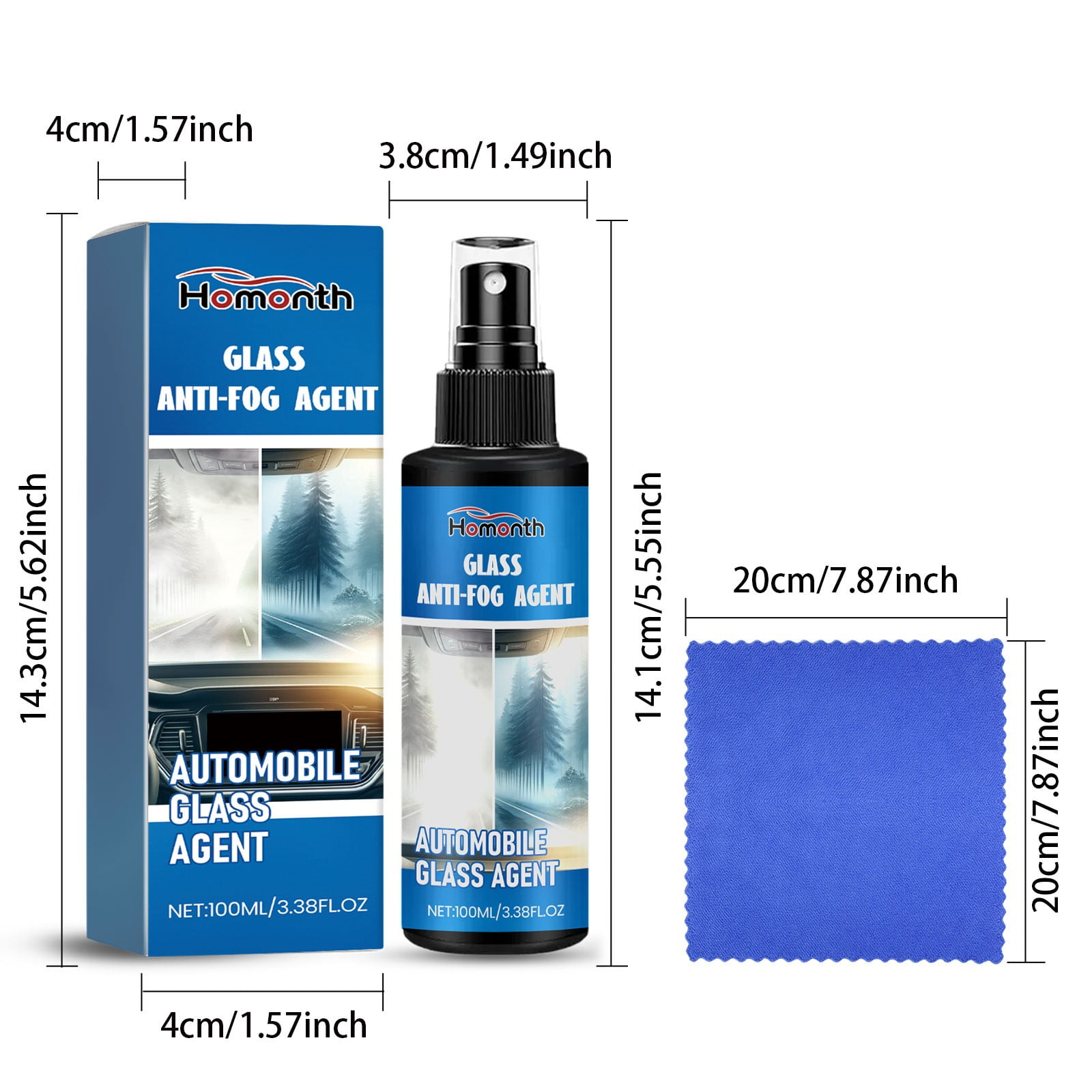 Auto Glass ConditionerAutomotive Glass AgentKeep Your Vision ClearAnti ...