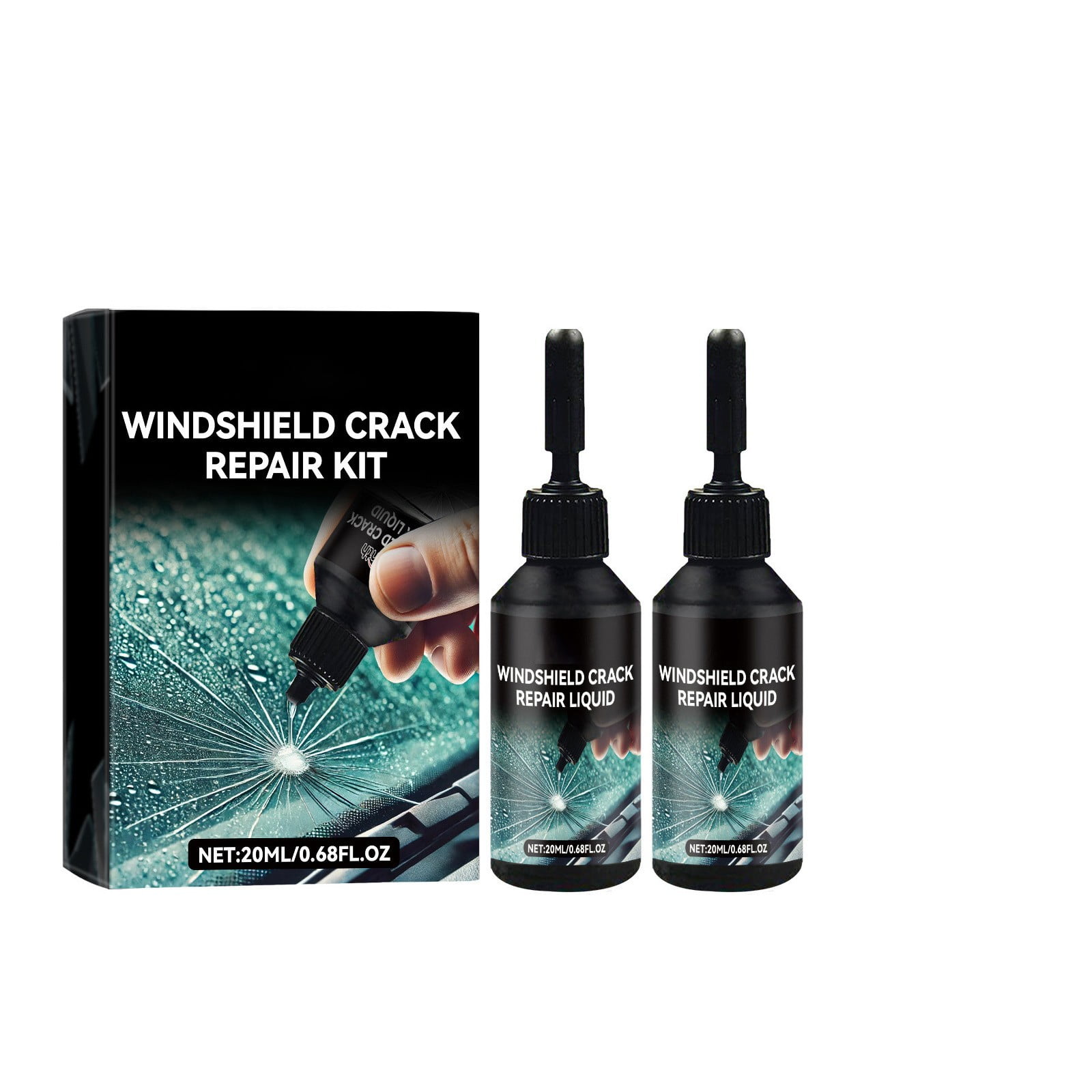 Auto Glass Crack Repair Kit,Waterproof Resin Sealant For Mirror Surface ...