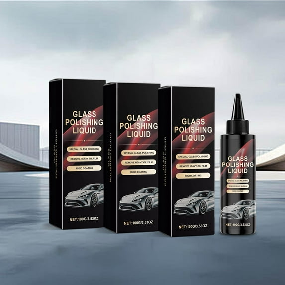 Auto Glass Polish 100ml | Car Windshield Scratch Remover, Water Spot ...