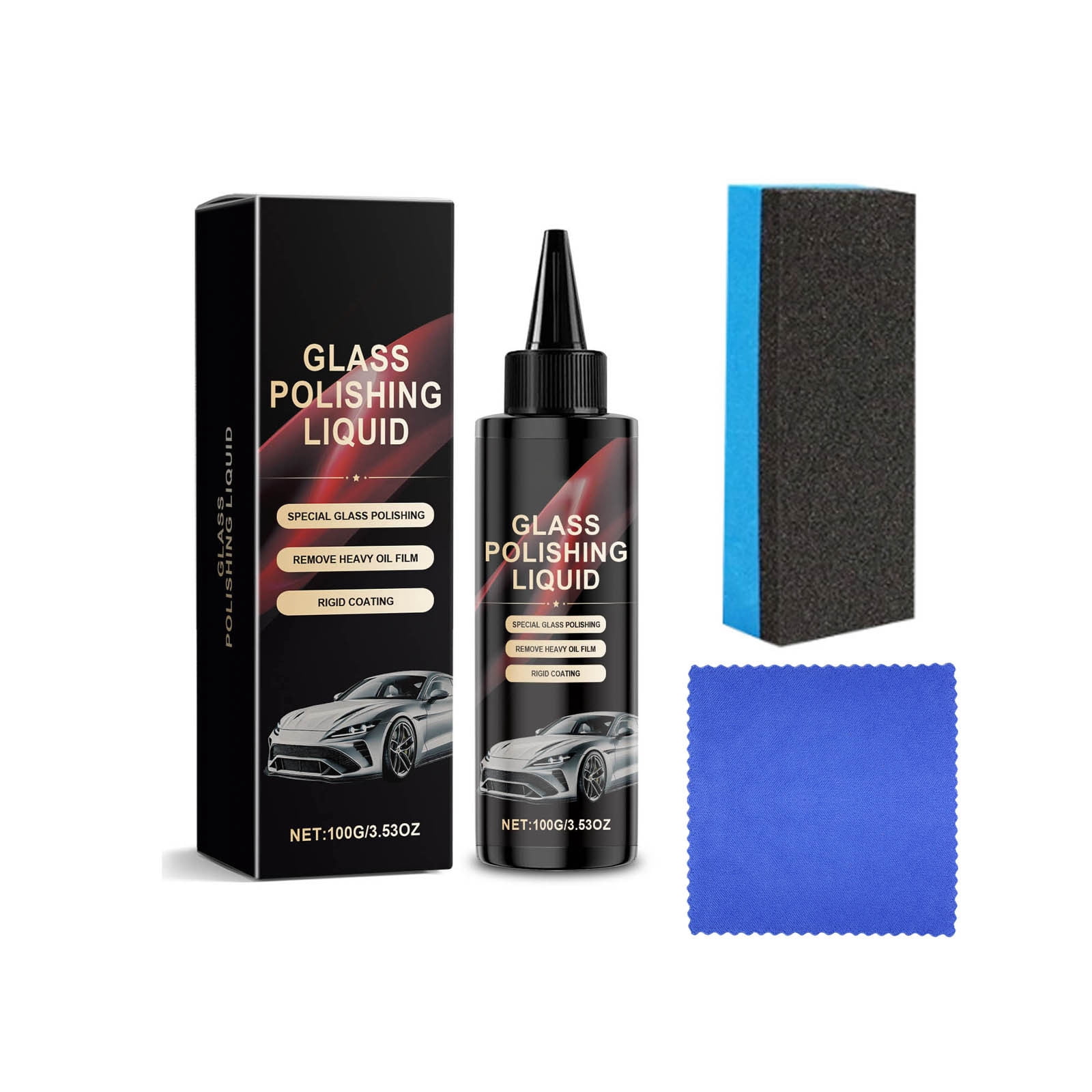 Auto Glass Polish Water Damage Scratches Cleaning and Liquid Coating ...