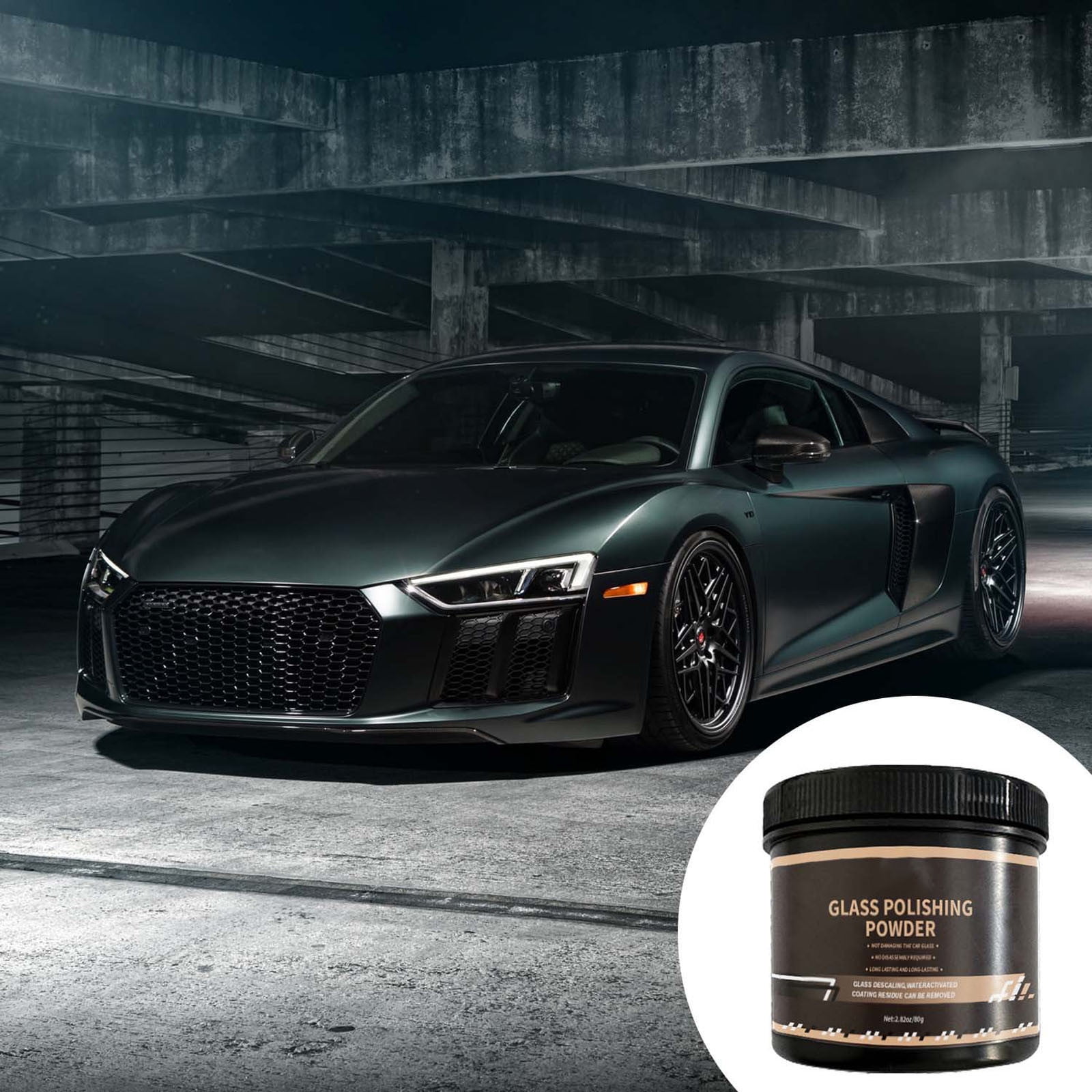 Auto Glass Polishing Powder, Windshield Stain Removal, Oil Film ...