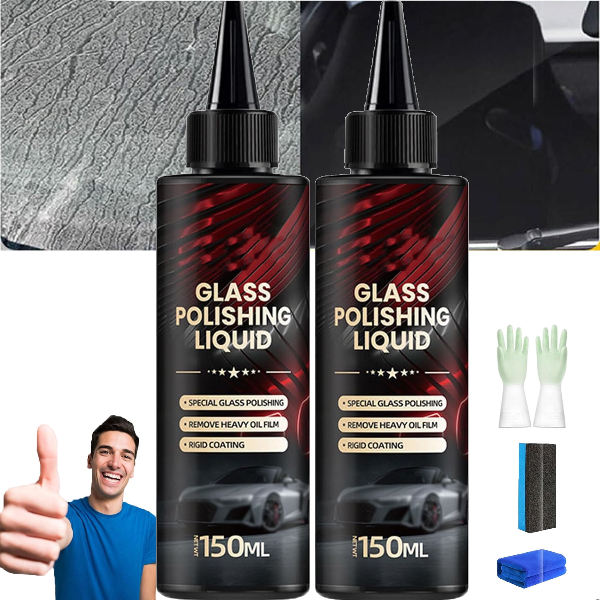 Auto Glass Scratch Care Polishing Fluid,Glass Polishing Liquid, Car Oil ...