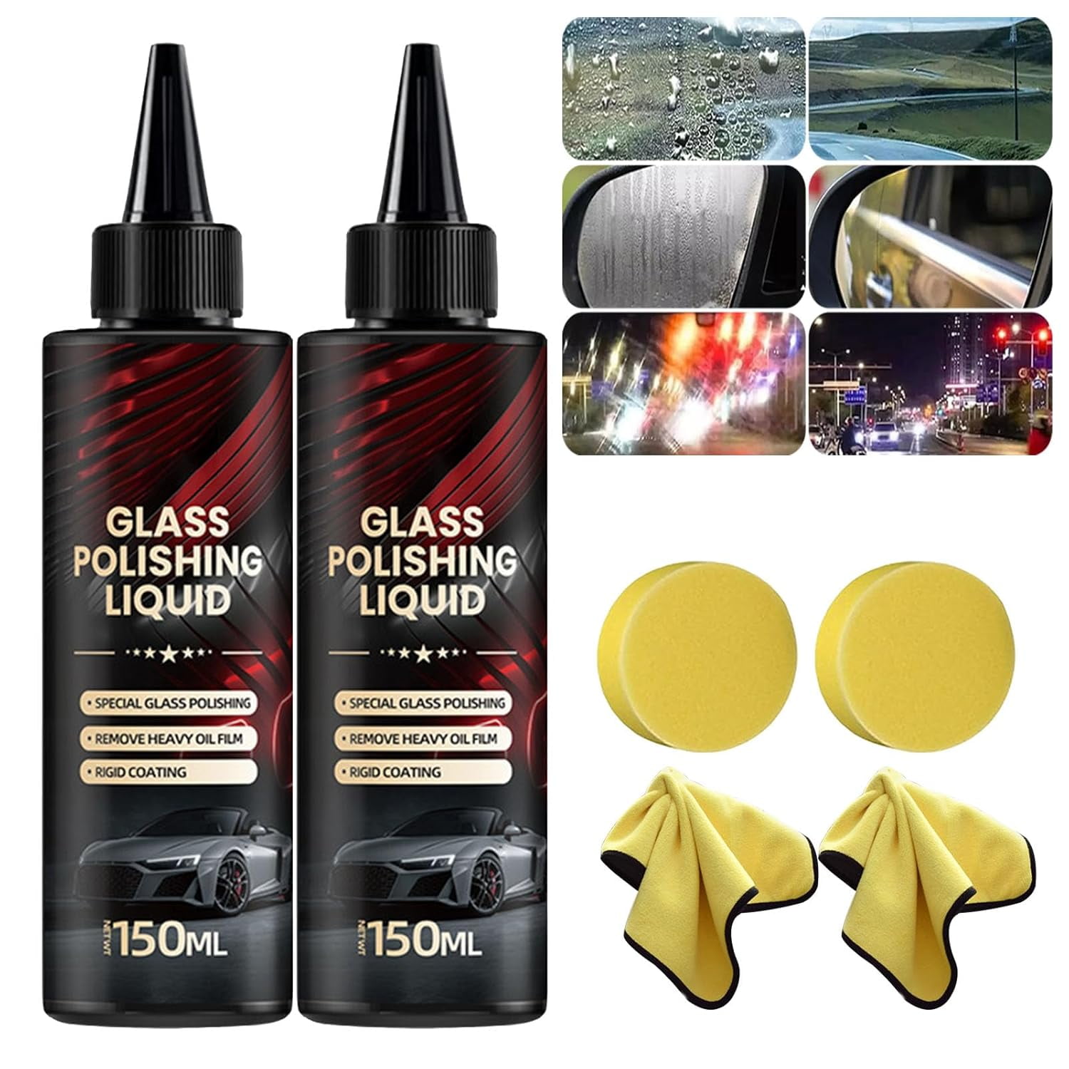 Auto Glass Scratch Care Polishing Fluid, Glass Polishing Liquid, Liquid ...