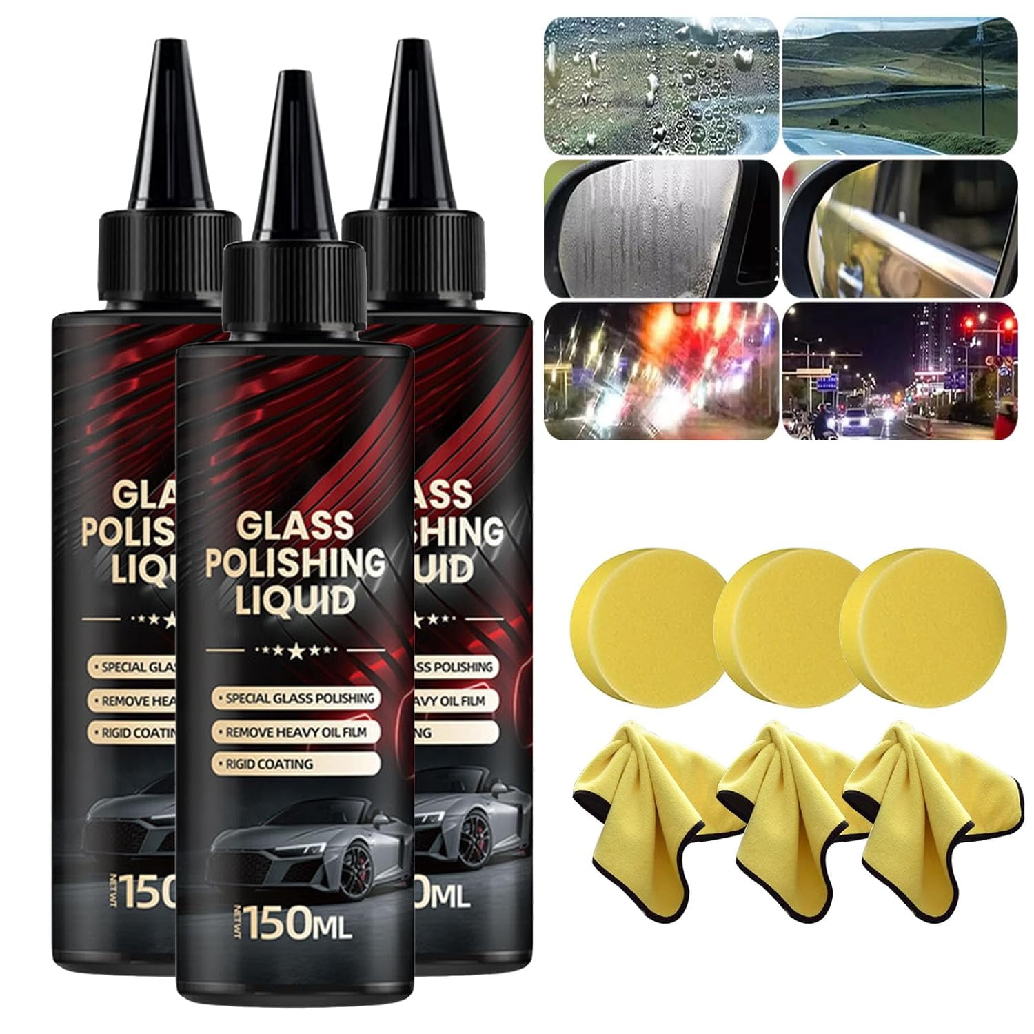 Auto Glass Scratch Care Polishing Fluid, Glass Polishing Liquid, Liquid ...