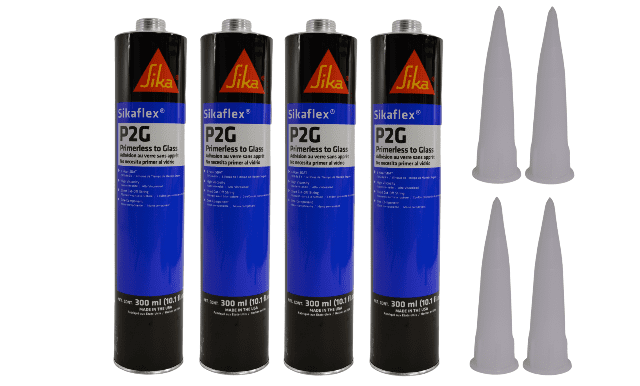 Sika Sikaflex P2G Primerless to Glass QuickCure Urethane Adhesive, 4 ...