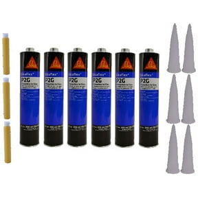 SikaTack Mach 30XV Auto Glass Urethane, Adhesive Sealant 2 Cartridge ...