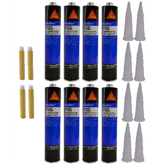 SikaTack Mach 30XV Auto Glass Urethane, Adhesive Sealant 2 Cartridge ...