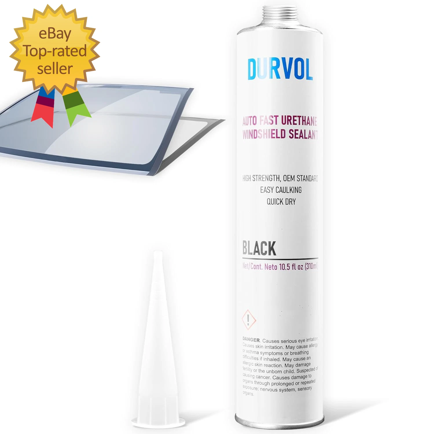 Auto Glass Urethane Windshield Adhesive Sealant Pack Of 1 Black ...