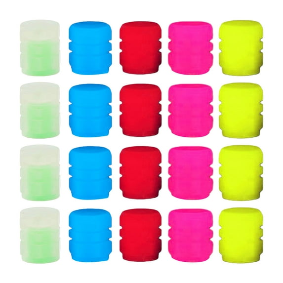 Auto Glowing Tire Stem Cap Protectors Covers For Cars And Cycles Easy ...