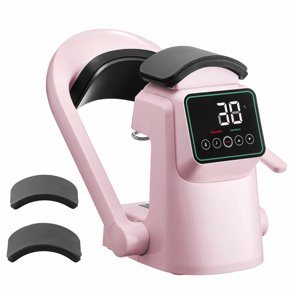 Auto Hat Heat Press Machine with 2 Platens, Touchscreen Pink Cap Press ...