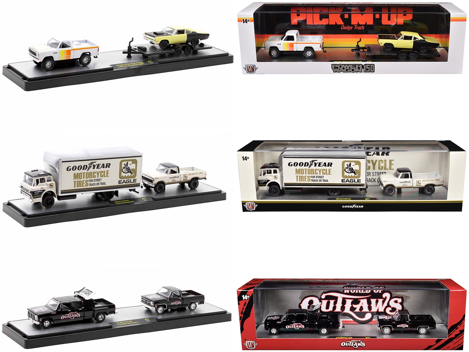 Auto Haulers Set of 3 Trucks Release 77 Limited Edition to 8000 pieces ...