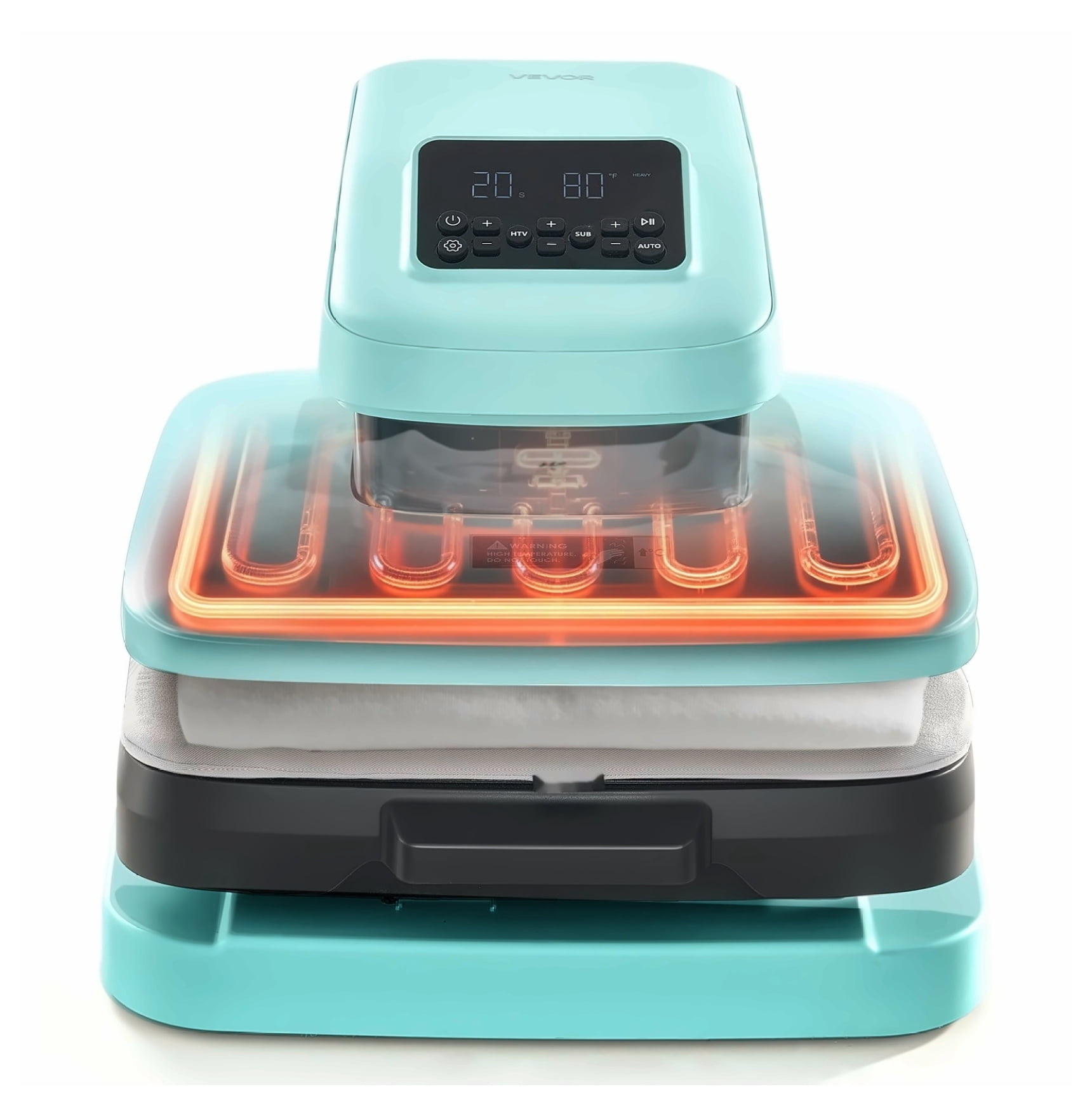 Auto Heat Press Machine 15x15 Inch, Digital T-Shirt Press, Auto Release ...