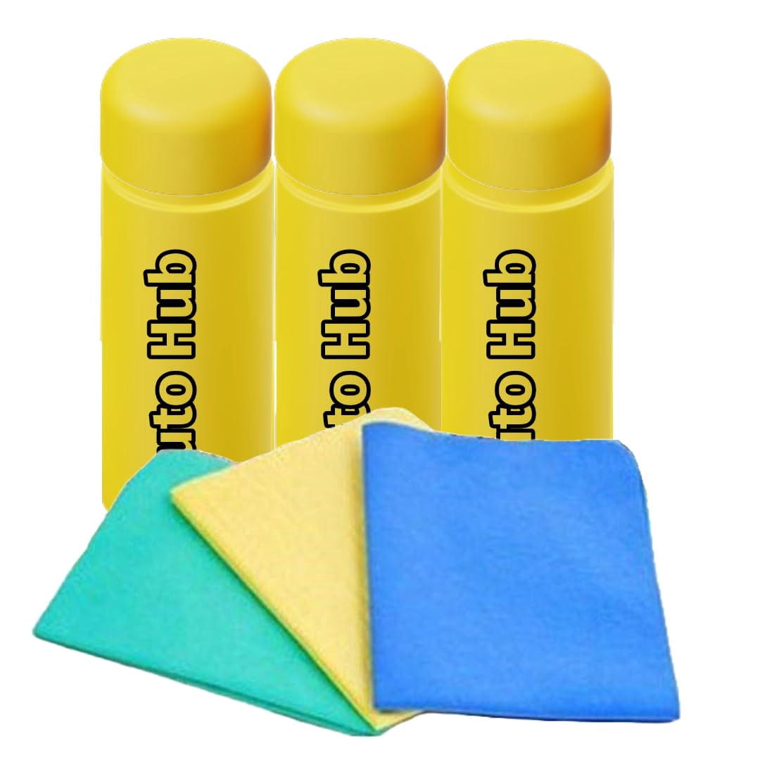 Auto Hub Ultra Absorbent Cleaning Chamois Cloths Assorted Big Size Pack ...