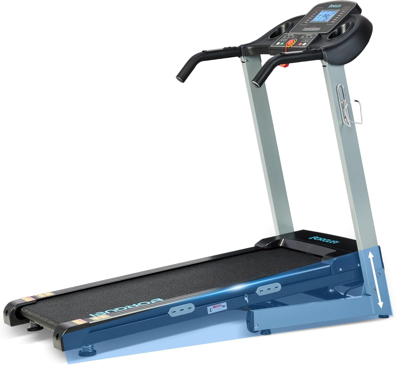 Auto Incline Treadmill with 300 LBS Capacity, 17.5" Wide 3 HP Folding ...