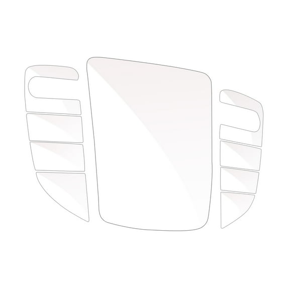 Auto Interior Accessory Car Center Console Button Film TPU Protector ...