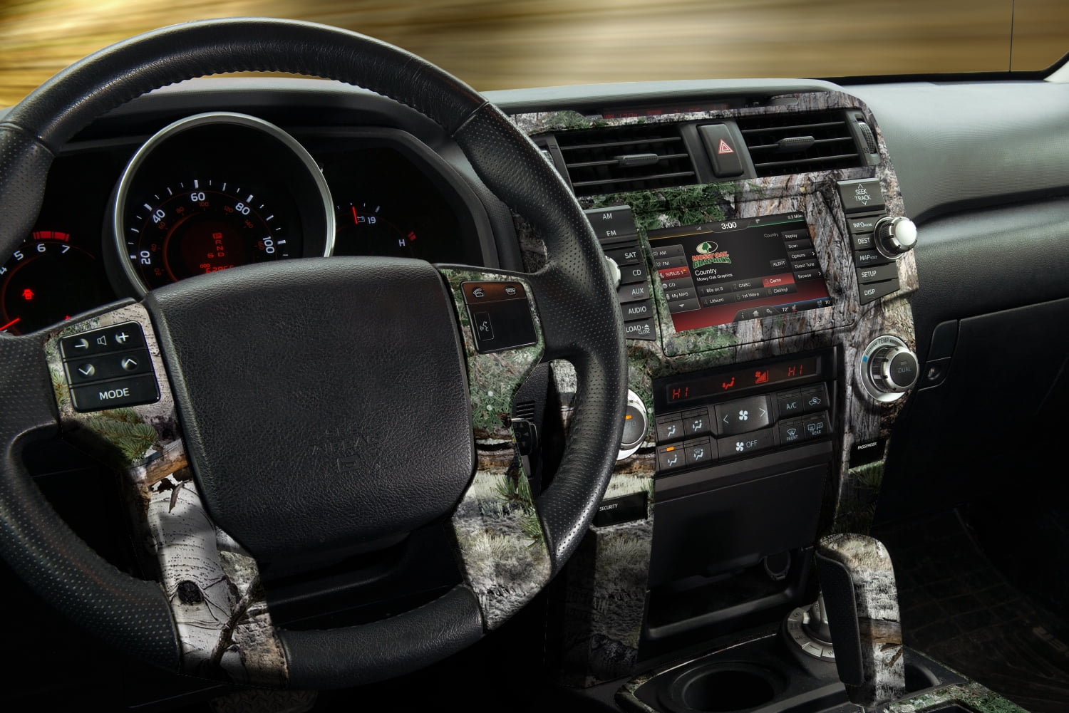 Auto Interior Skin - Camo Dash Kit - Mountain Country - Walmart.com