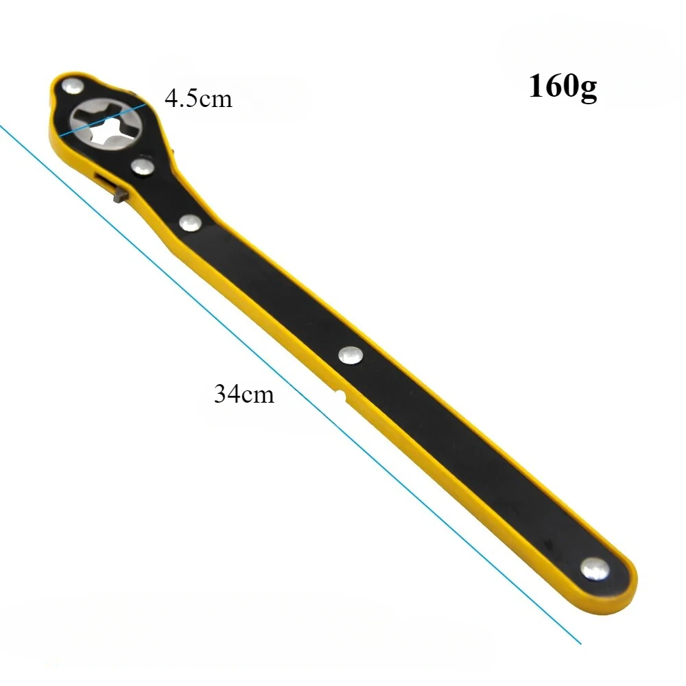 Auto Labor Saving Jack Ratchet Wrench Tire Jack Removal Wrench Cross ...