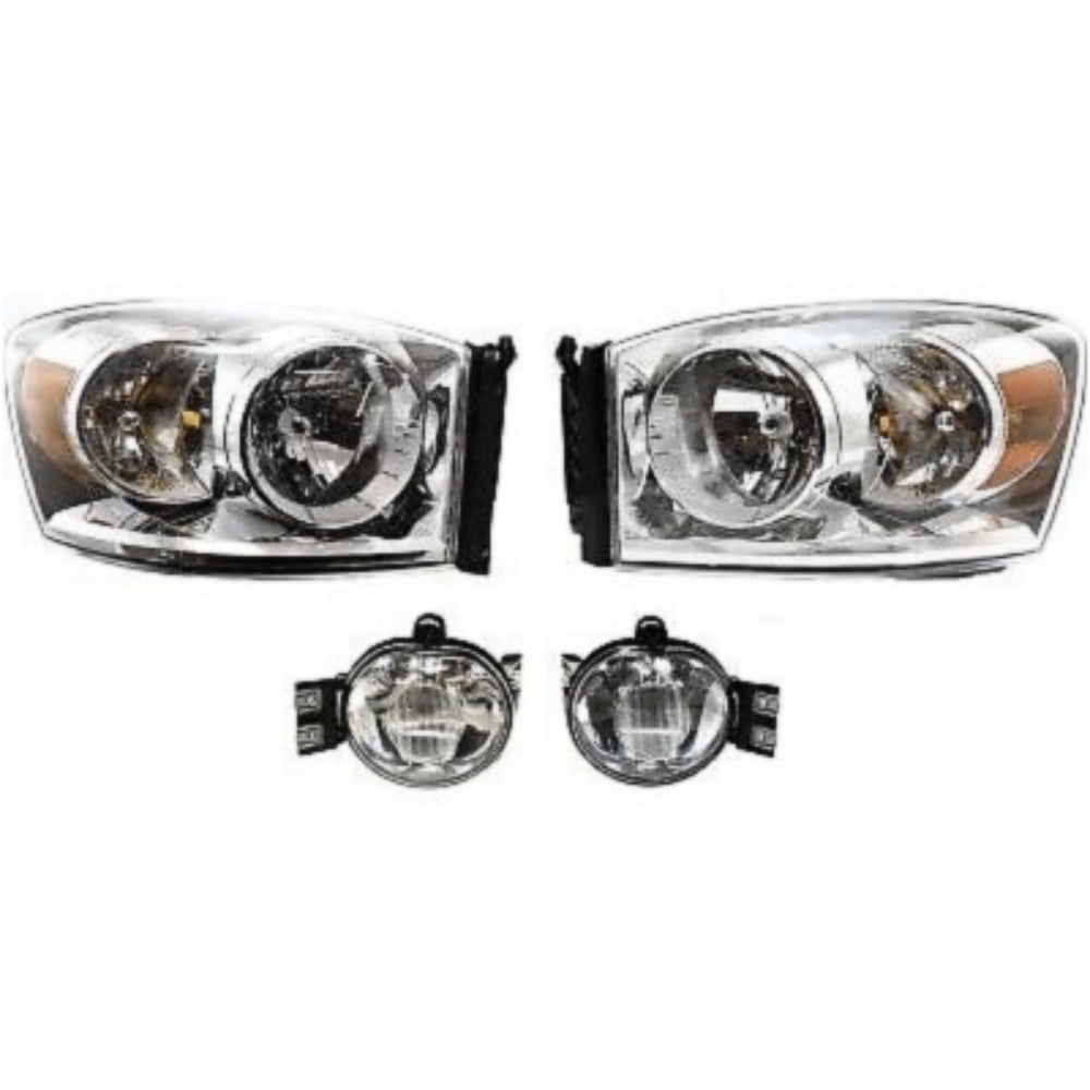 Auto Light Kit For 2007-2008 Dodge Ram 1500 Driver and Passenger Side ...