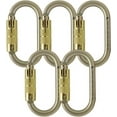Auto Locking Carabiner 25 (5-Pack)- Ovatti- Professional Rock Climbing ...