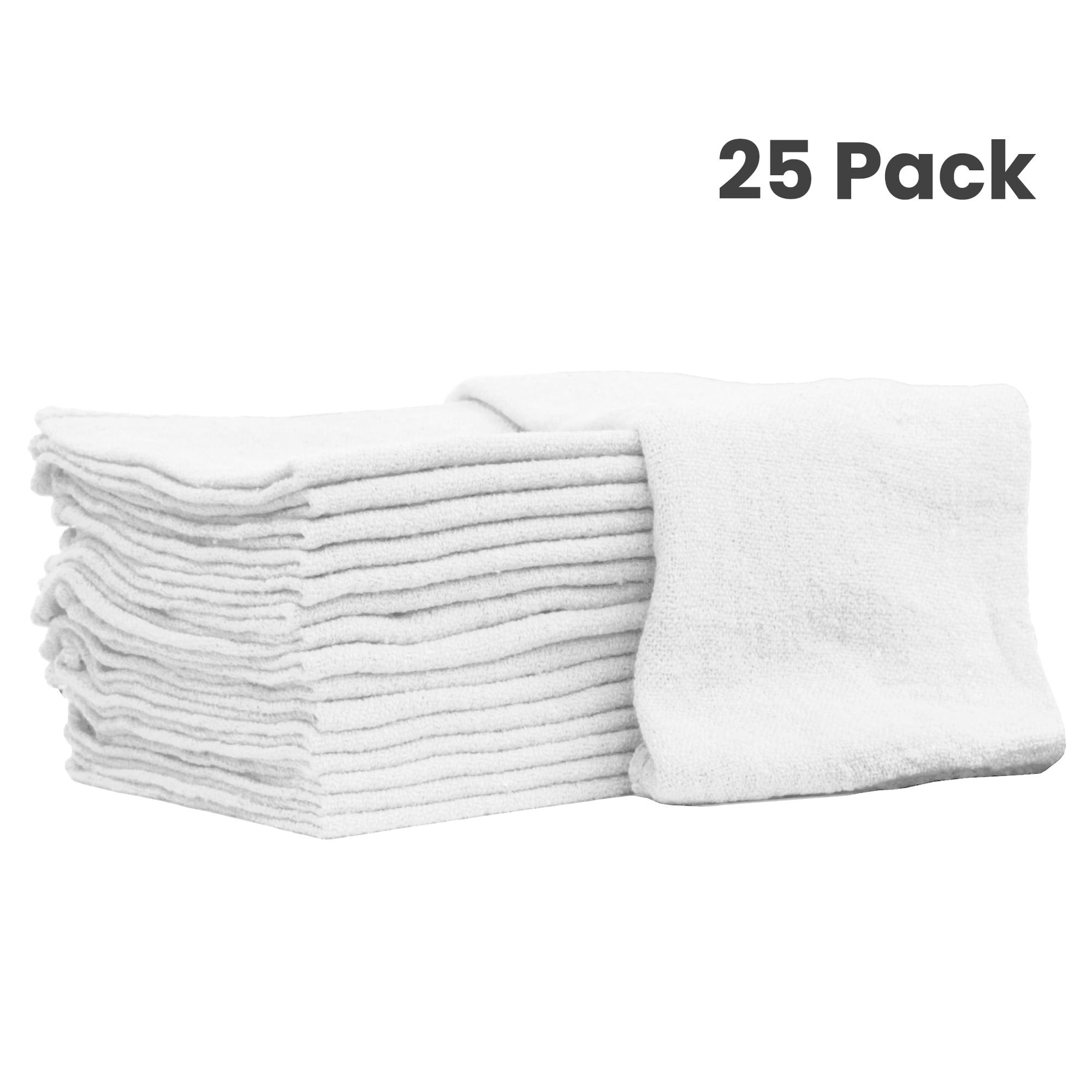 Auto-Mechanic Shop Towel Rags 100% Cotton Commercial Grade Size 14x14 ...