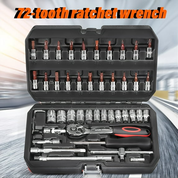 Auto Mechanic Tool Kit - Premium Ratchet Torque Wrench & Diverse ...