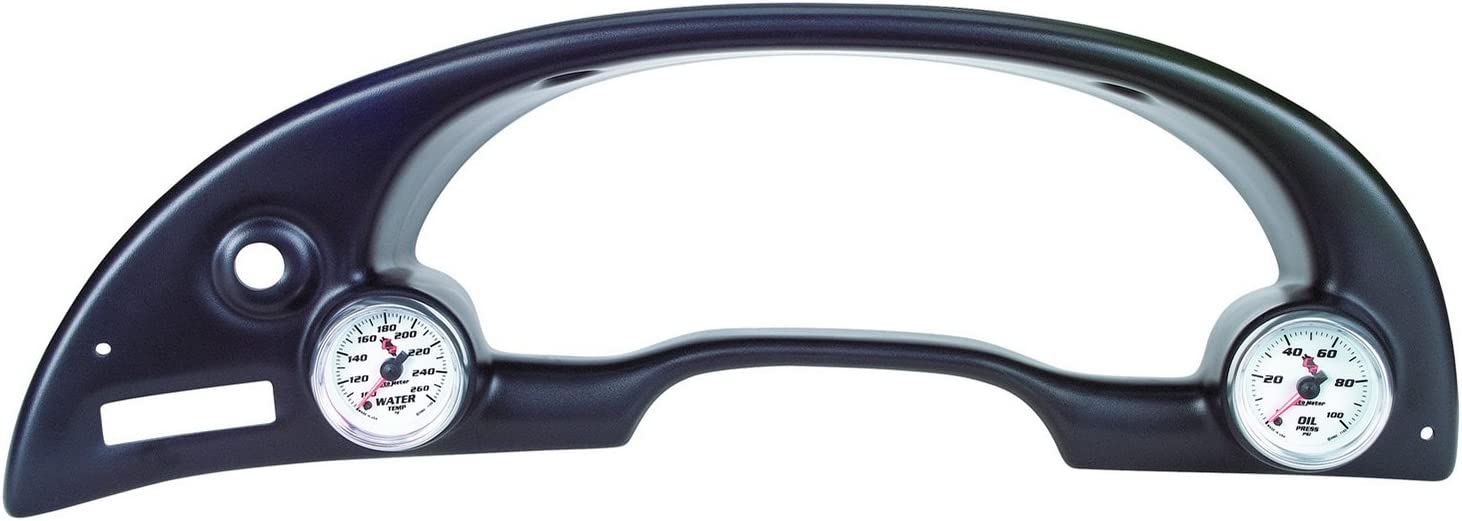 Auto Meter 10003 Gauge Works Dual Instrument Cluster Bezel - Walmart.com